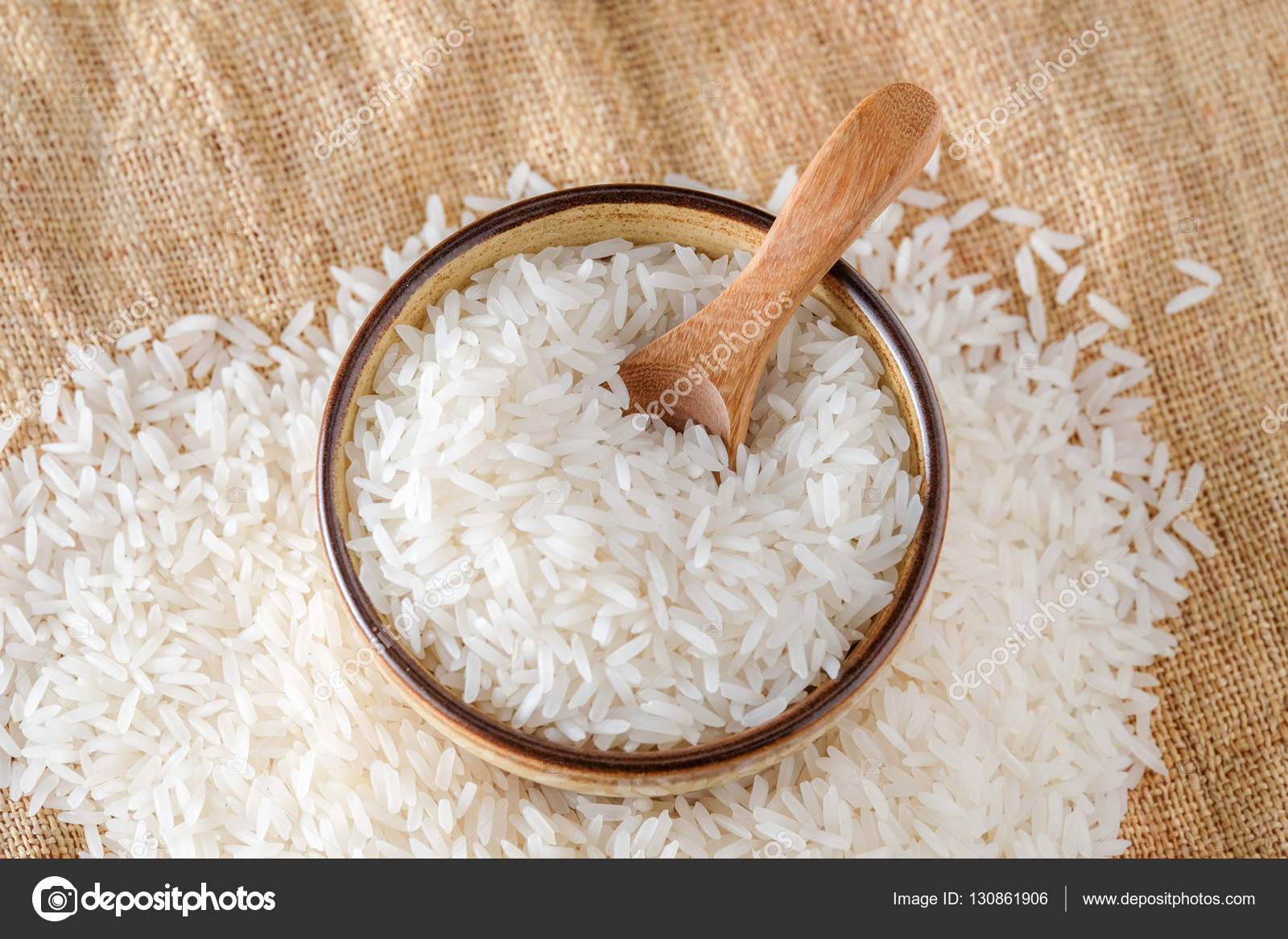 Rice, the staple food of Asians Stock Photo by ©nattapol 130861906