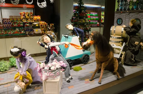 Doll in a shop window Roshen in Lviv – Stock Editorial Photo ...