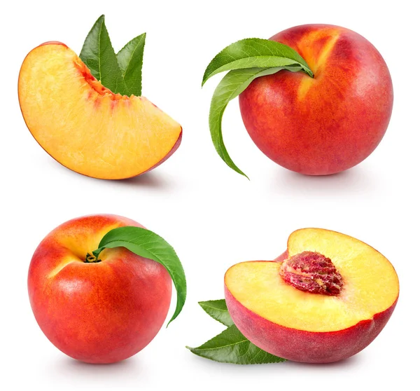 Peach fruits isolated — Stock Photo © Maks_Narodenko #148362587 Peach fruits isolated — Stock Photo © Maks_Narodenko #148362587