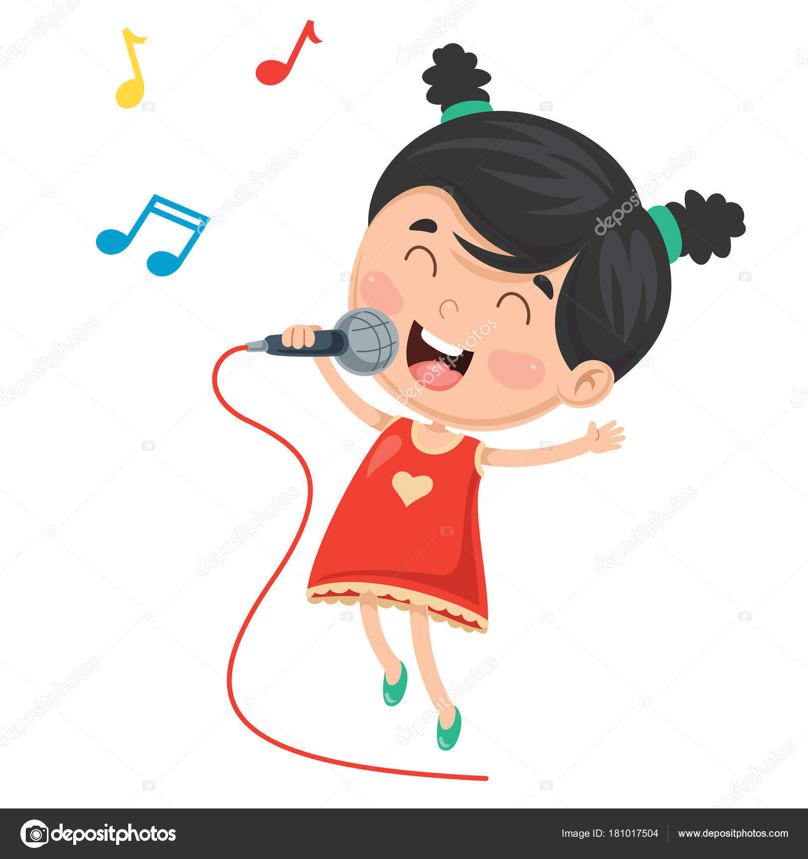 Vector Illustration Kid Singing Stock Vector Image by ©yusufdemirci ... Vector Illustration Kid Singing Stock Vector Image by ©yusufdemirci ...