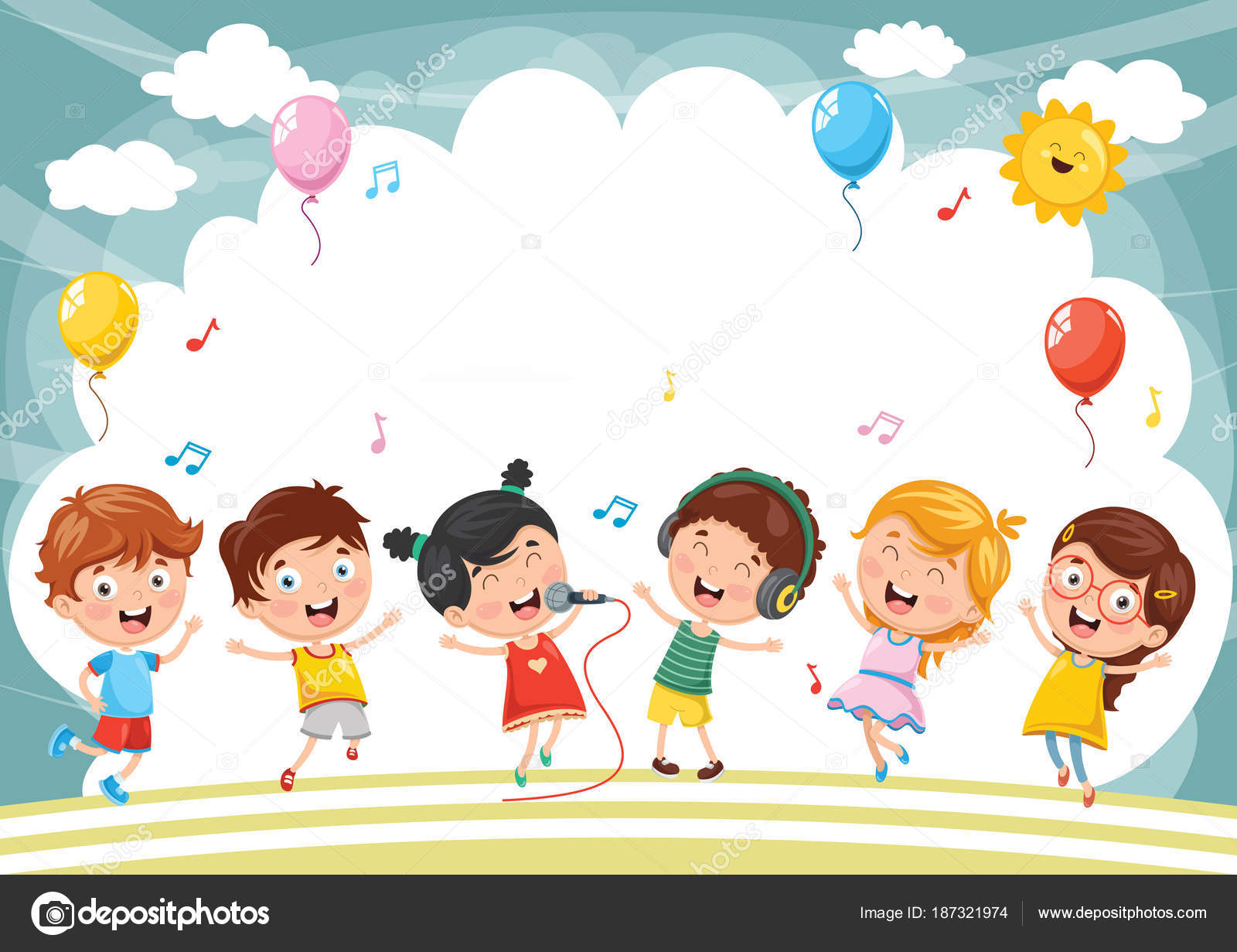Kids Backgrounds Vector