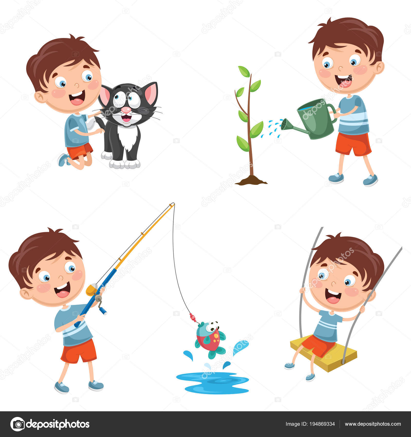 Good Behaviour Children Clipart Standing