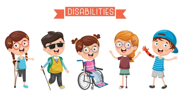 Disability Children Clipart Showing