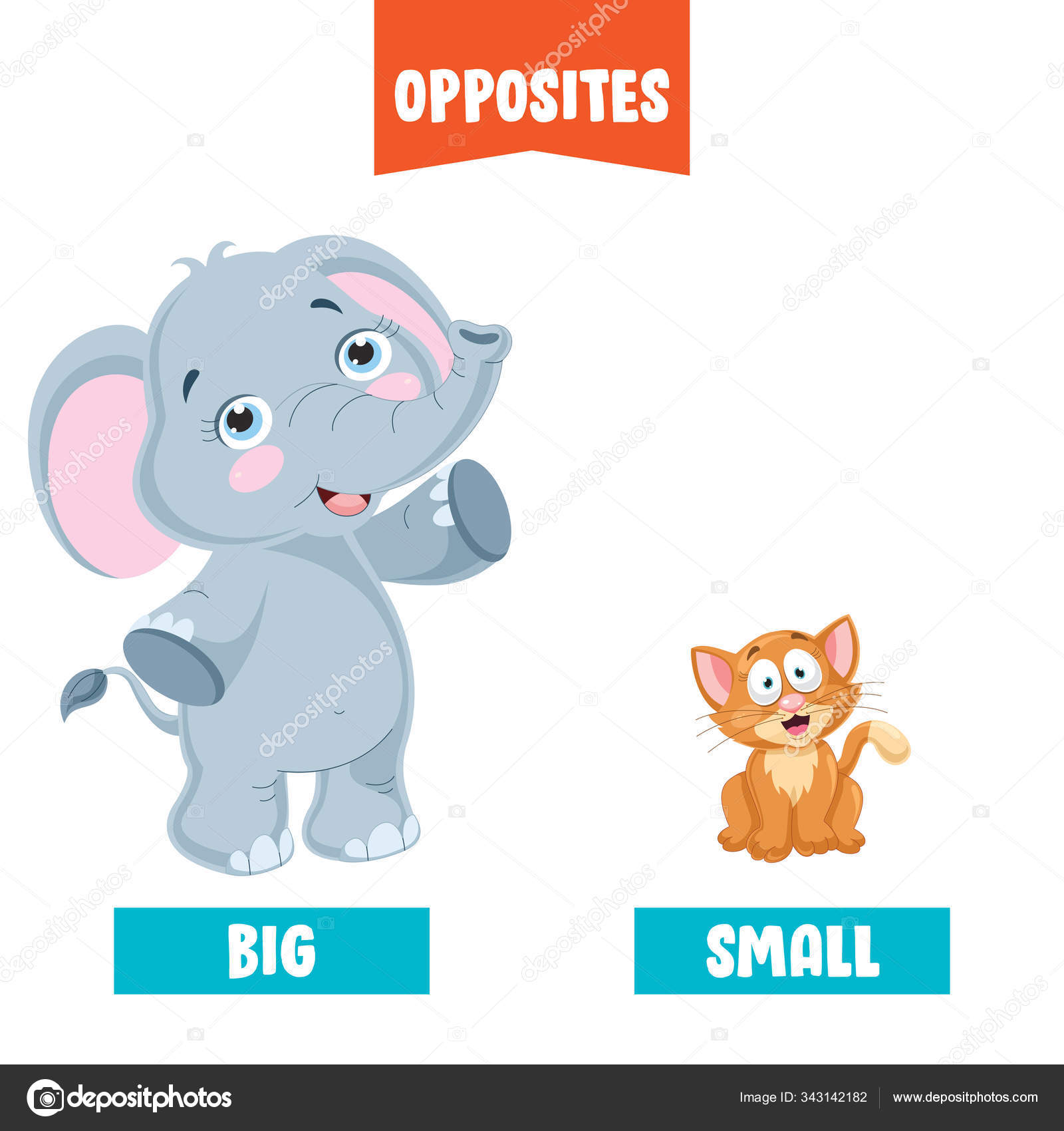Big And Small Animals Clipart Pictures