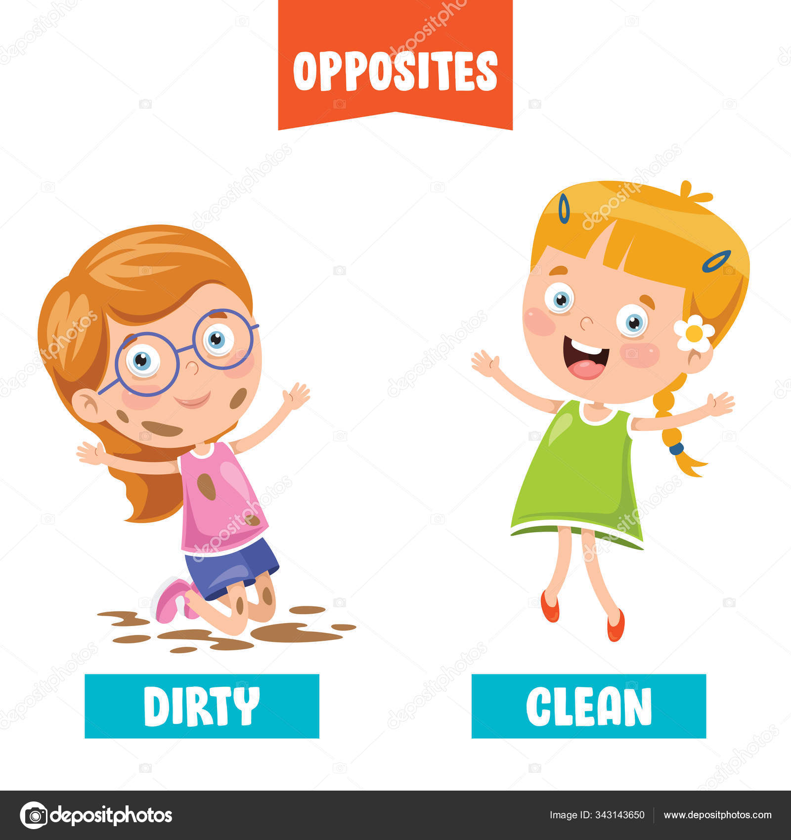 Opposites Clipart For Kids