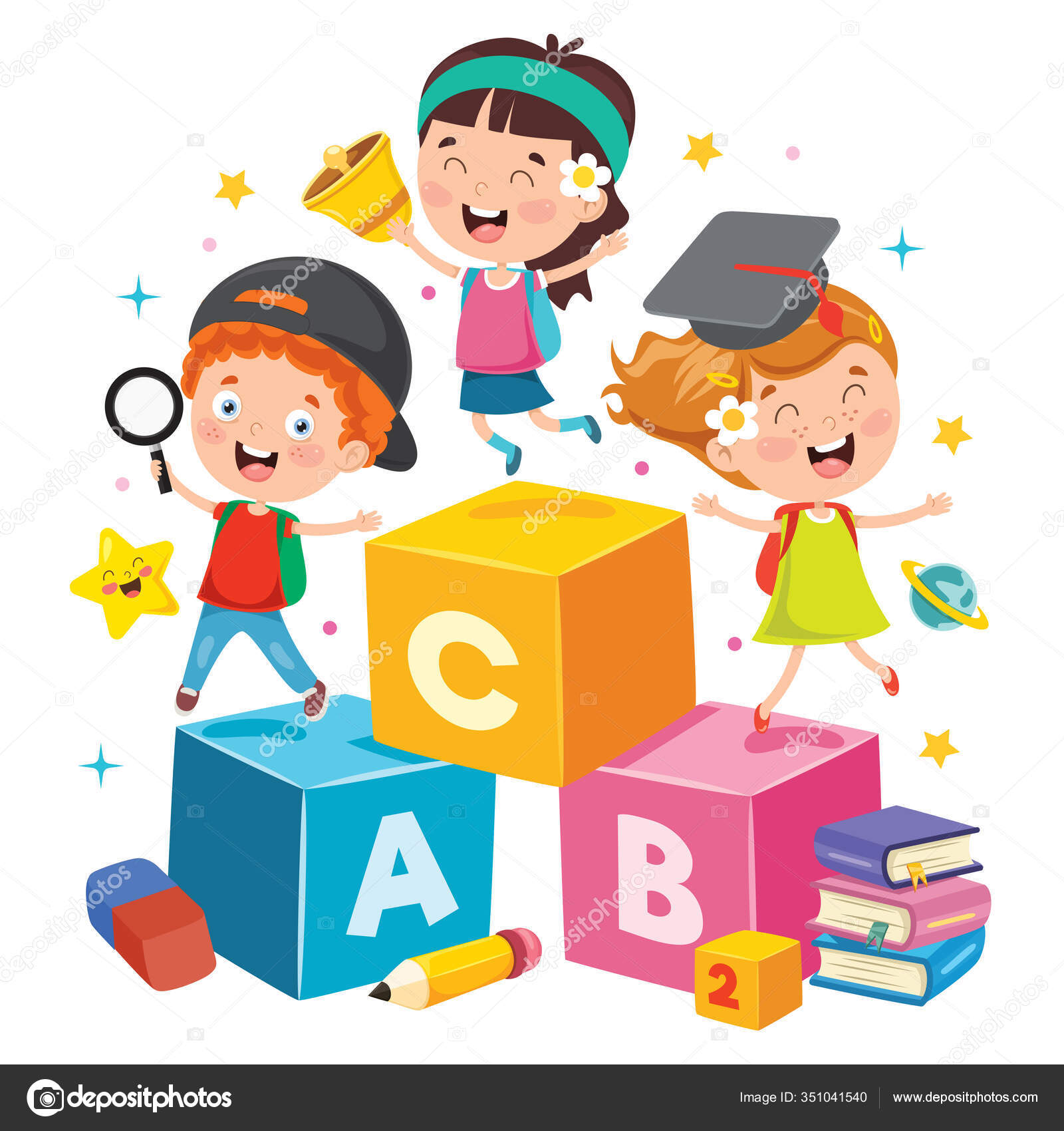 Concept Design Children Education Stock Vector by ©helime_demirci 351041540