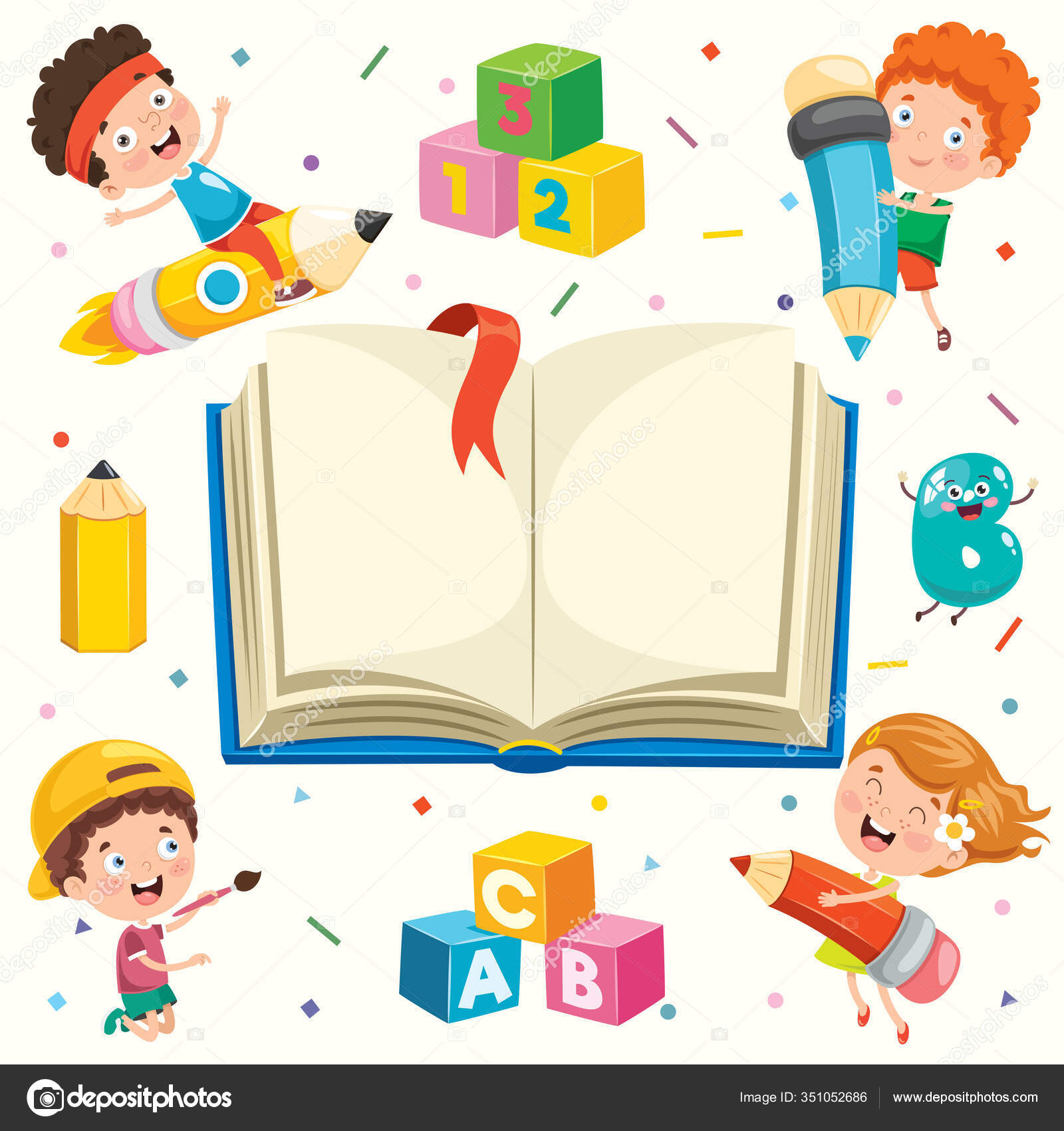 Concept Design Children Education Stock Illustration by ©yusufdemirci ...