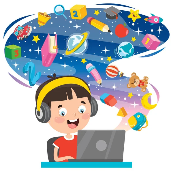 Using Technology Education Business Stock Vector by ©yusufdemirci 362330890