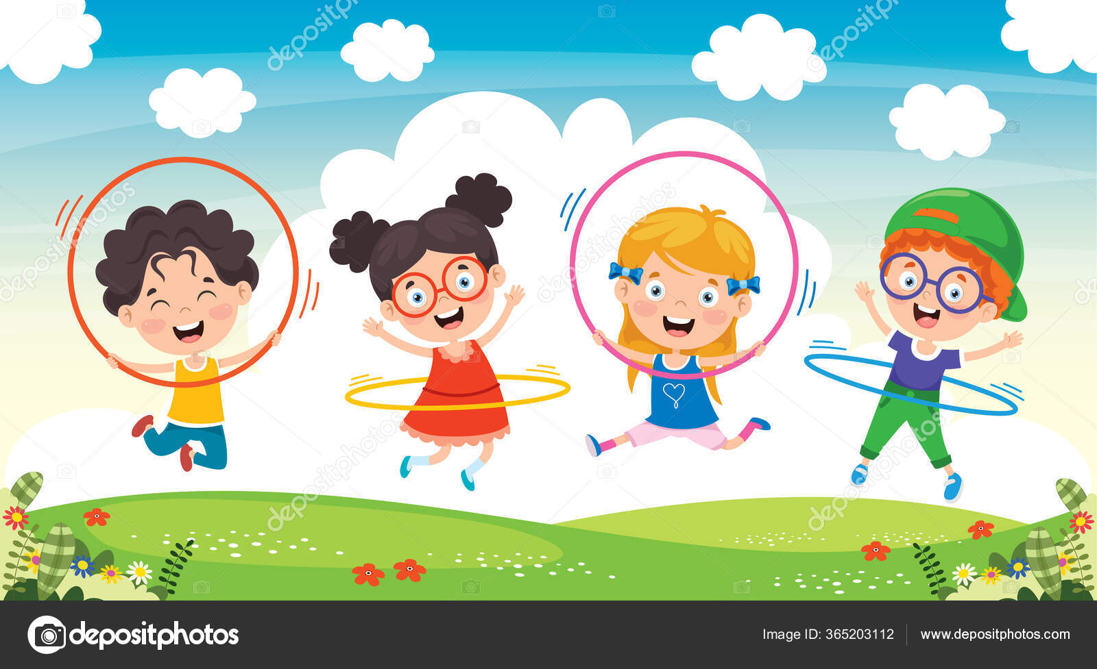 Kids Exercise Animated