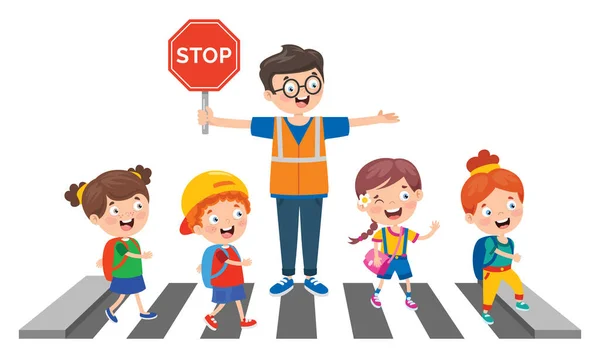 Crossing The Road Clipart