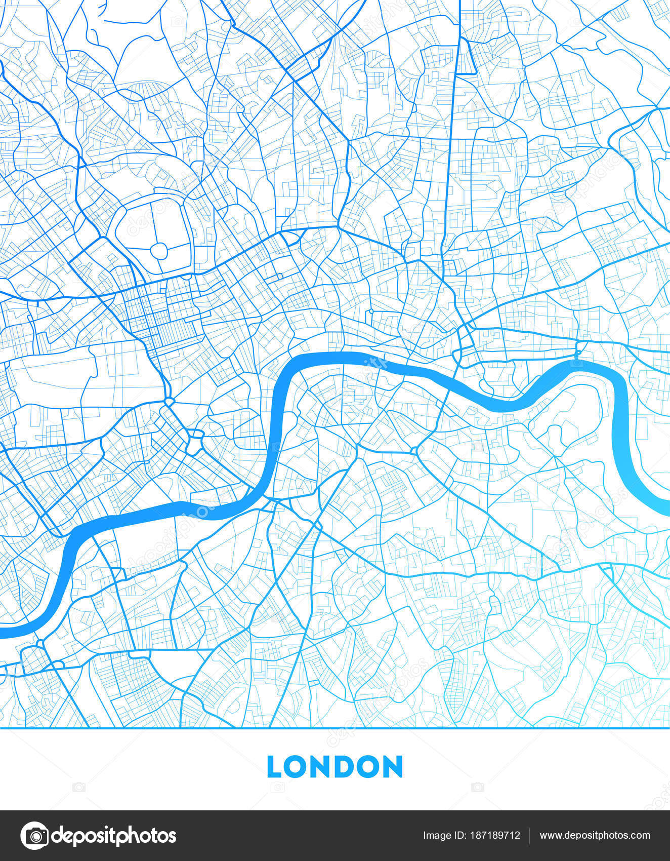 London Map Vector Download