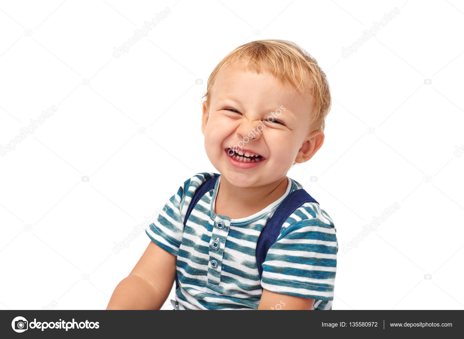 Little boy laughing Stock Photo by ©DragonImages 135580972