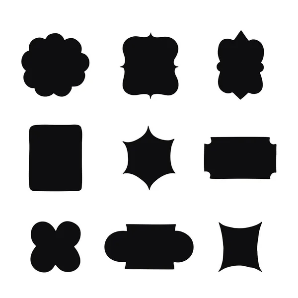 Label Shapes Vector — Stock Vector © baavli #62677267 Label Shapes Vector — Stock Vector © baavli #62677267