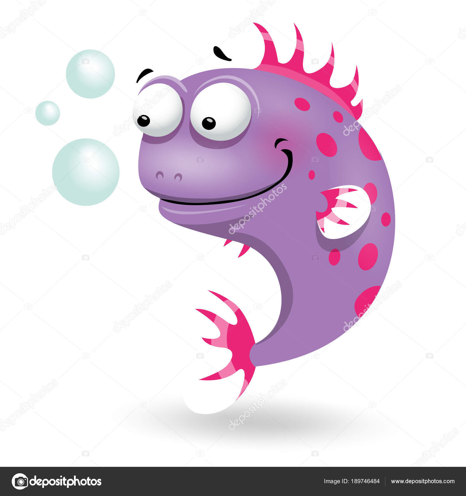 Fish Talking On Phone Clipart White Color