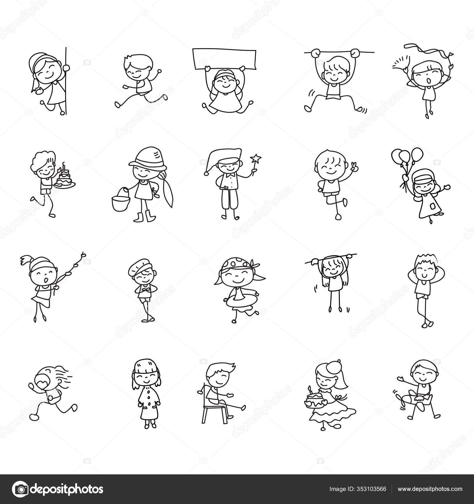 Easy Doodle Characters