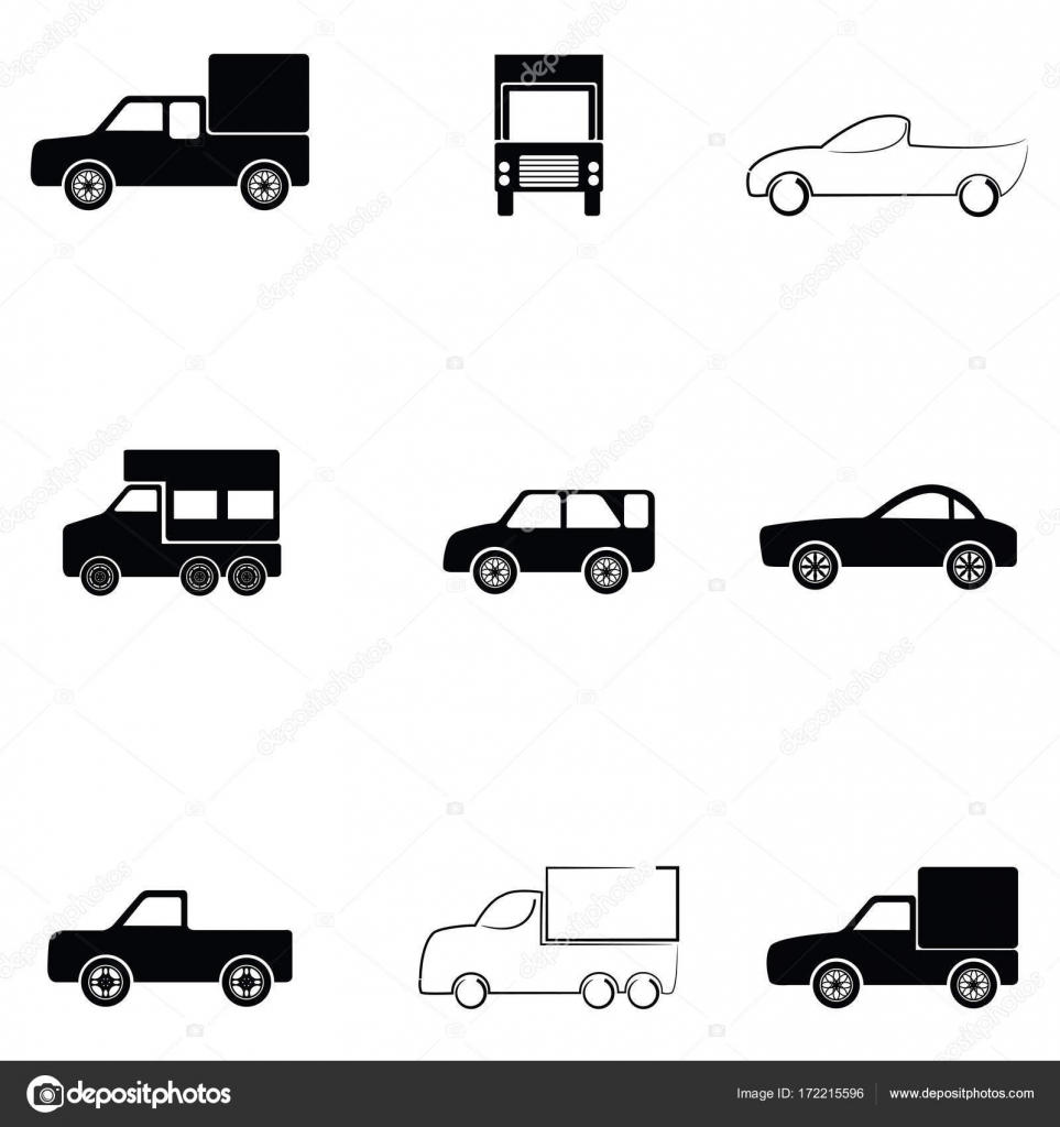 The car icon set Stock Vector by ©kateen2528 172215596