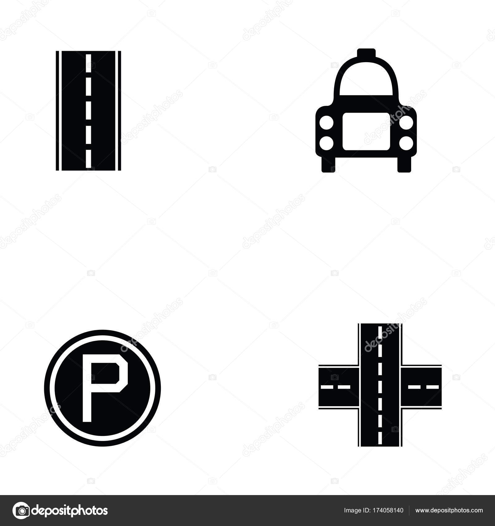 Traffic icon set — Stock Vector © kateen2528 #174058140