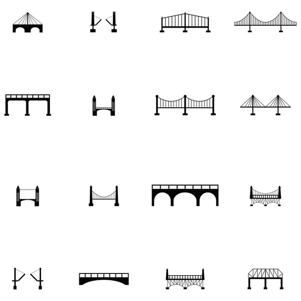Bridge line icon set vector Stock Vector Image by ©chingraph #147400205
