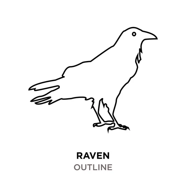 Raven Icon Trendy Raven Logo Concept White Background Animals ...