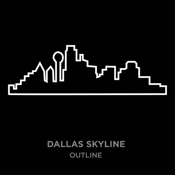 Dallas skyline Vector Art Stock Images | Depositphotos