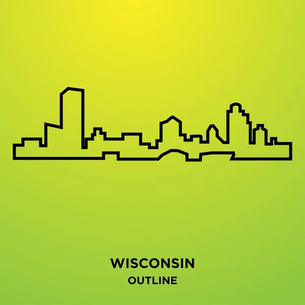 Madison wisconsin downtown Stock Vectors, Royalty Free Madison ...