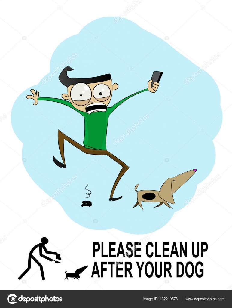 Clean up after your pet sign. — Stock Vector © Rimis164 #132210578