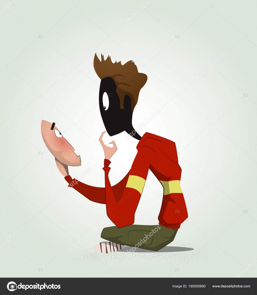 Cartoon guy face | Cartoon guy without a face. — Stock Vector ...