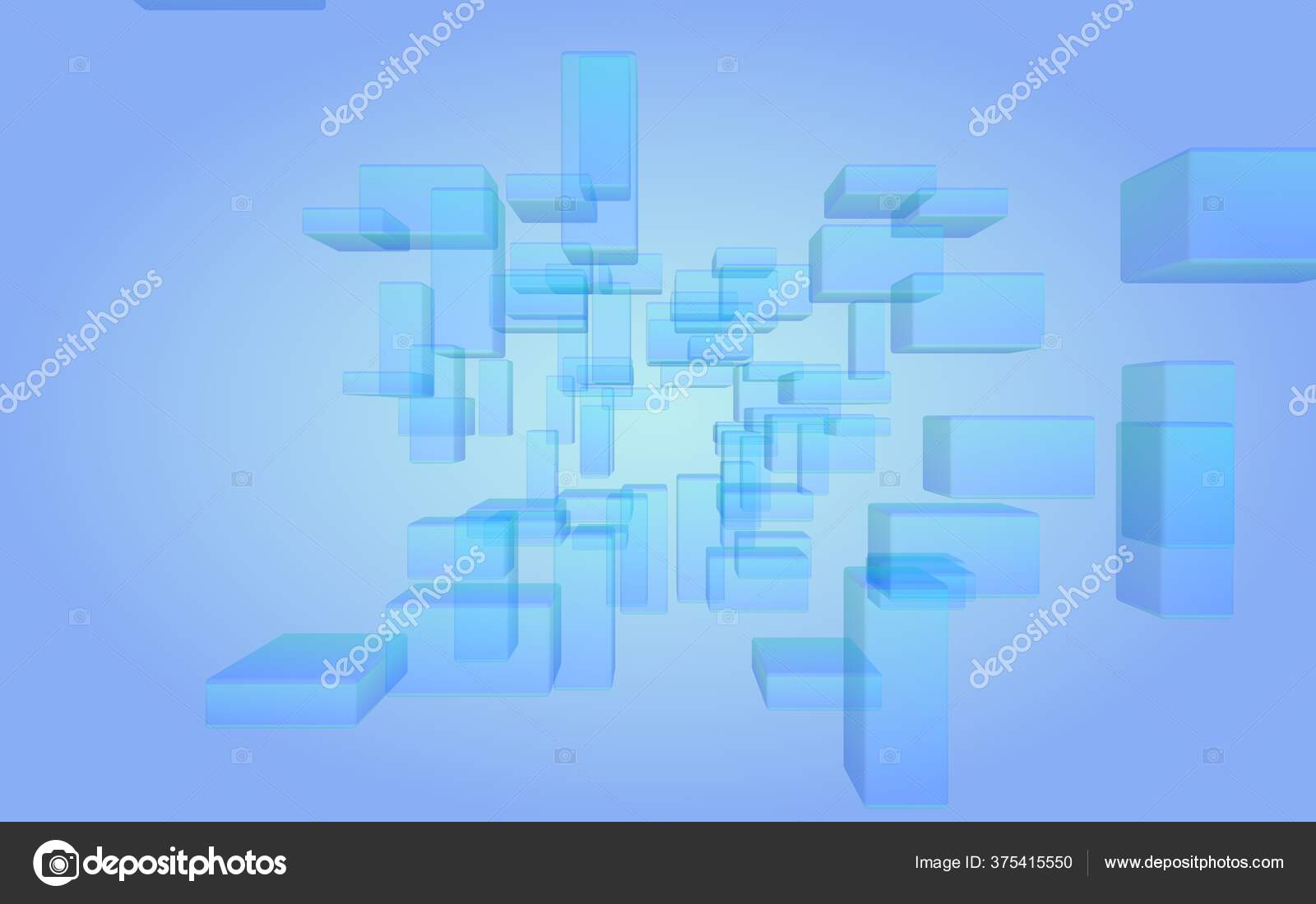 Blue White Abstract Digital Technology Background Pattern Repeating ...