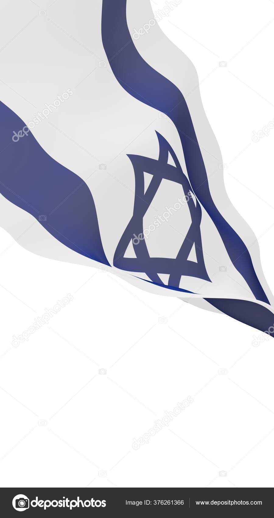 Flag Israel State Symbol State Israel Blue Star David Two ⬇ Stock Photo ...