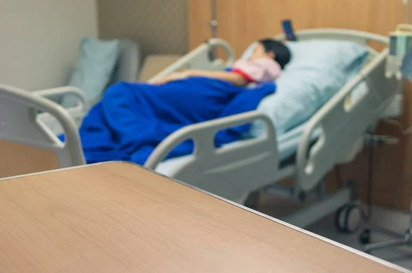 Patient after surgery in recovery room — Stock Photo © nirutdps #158181354