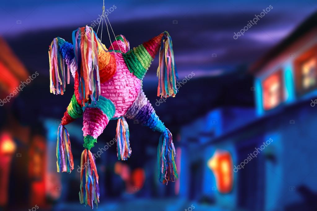 Colorful mexican pinata Stock Photo by ©fergregory 126944508