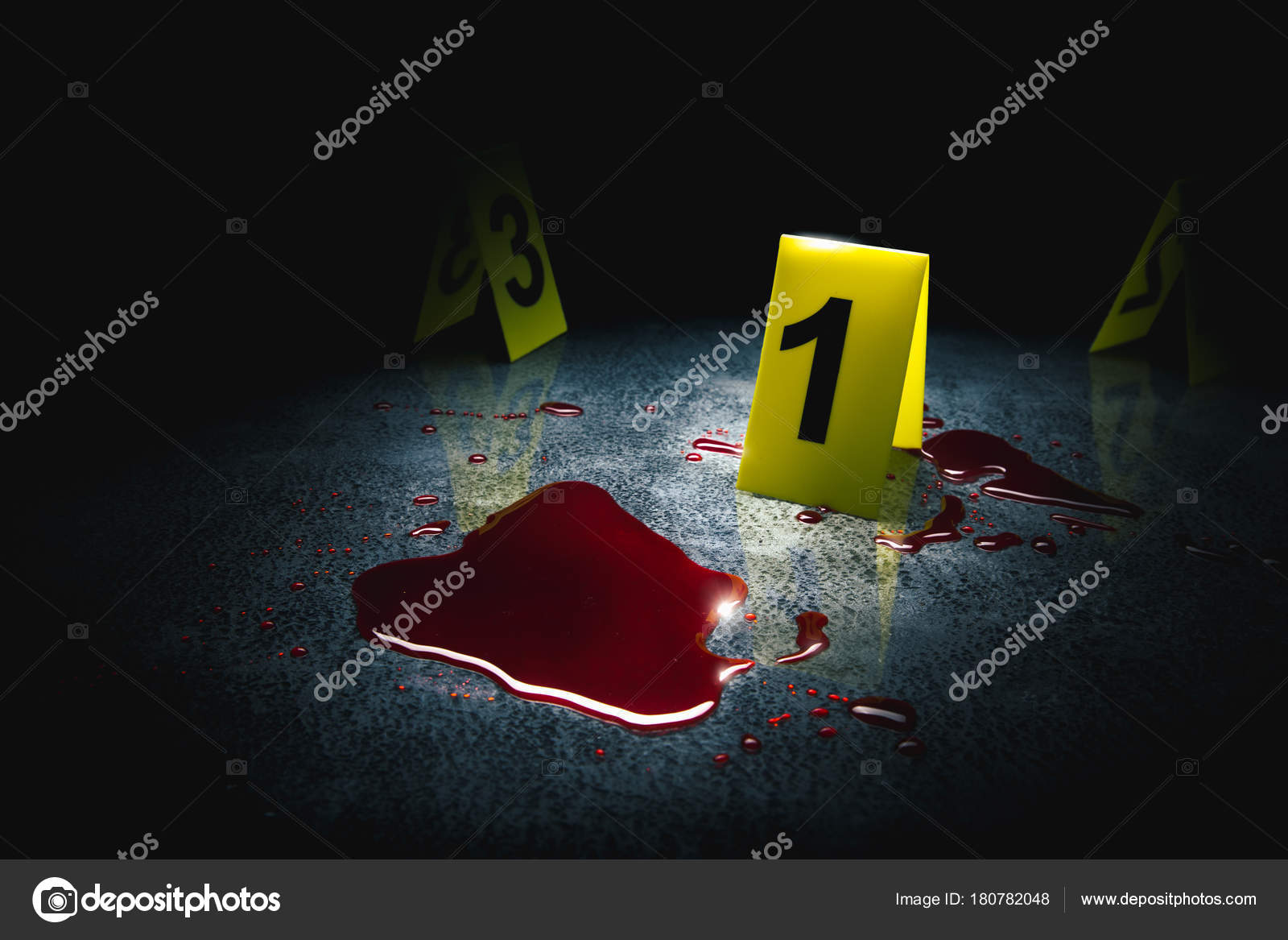 High contrast image of a crime scene — Stock Photo © fergregory #180782048