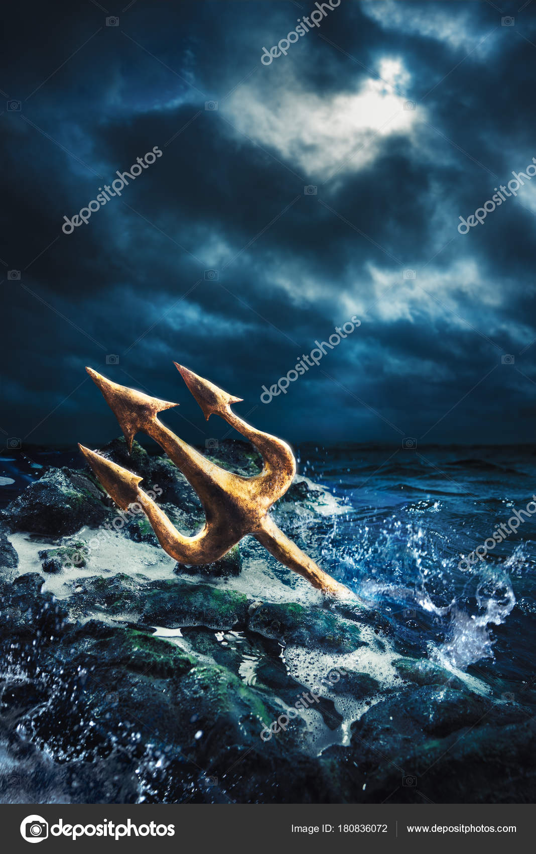 Poseidon Trident Water