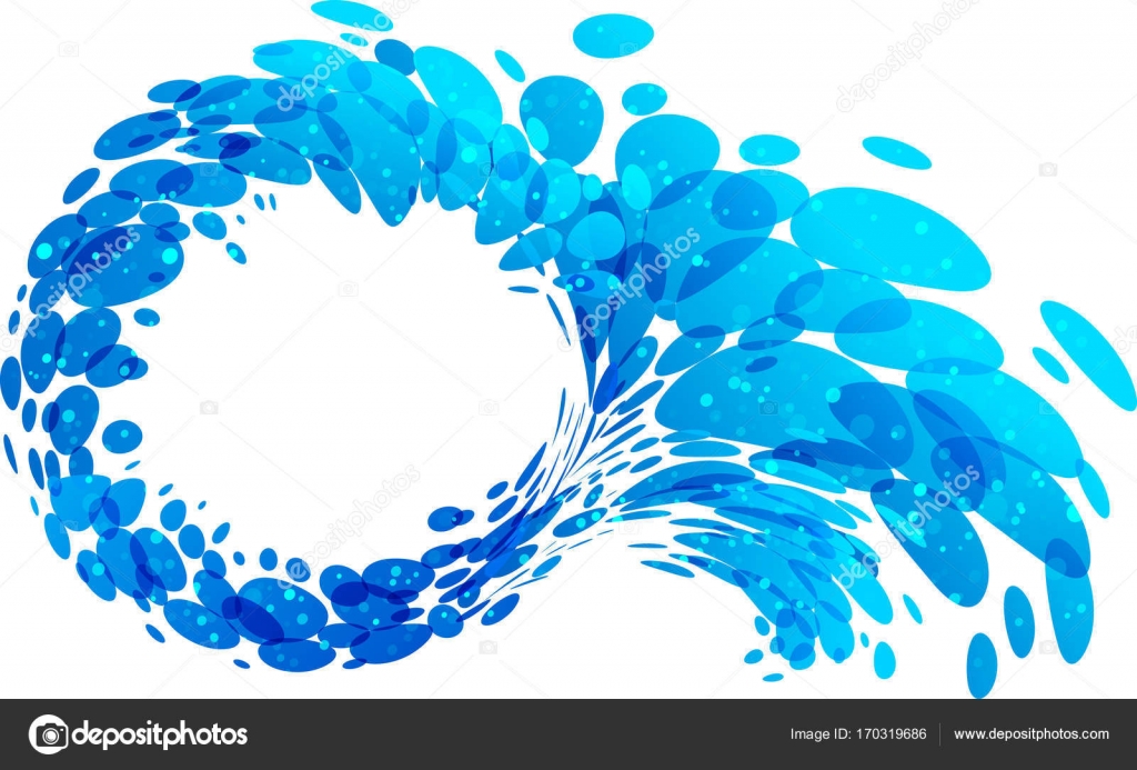 Water Splash Circle Vector