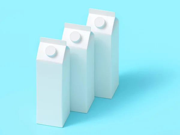 3D mockup of a tetrapak packaging template. Stock Photo by ©uhanev ...