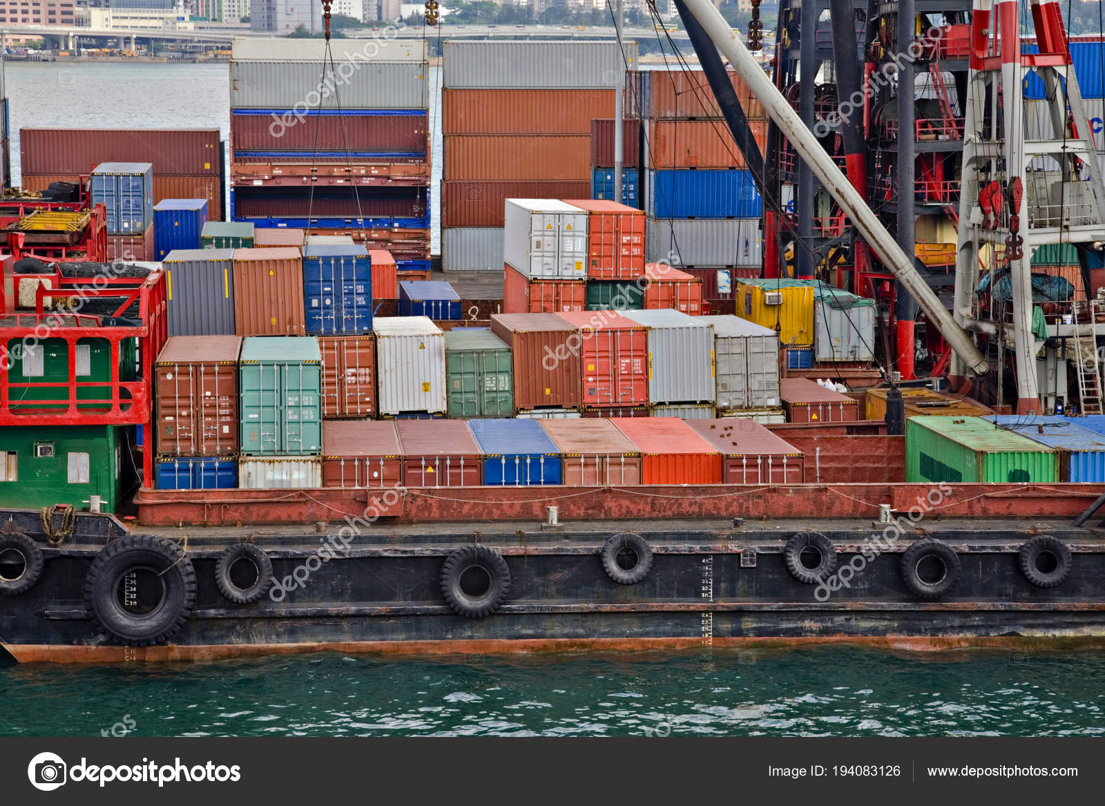 Container Handling Hong Kong — Stock Editorial Photo © TravellingLight ...
