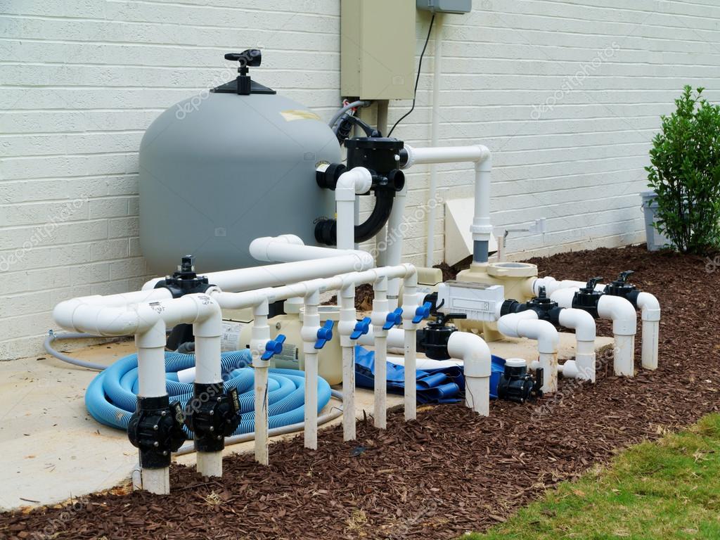 Swimming pool filtration system Stock Photo by ©kzlobastov 125671800 Swimming pool filtration system Stock Photo by ©kzlobastov 125671800