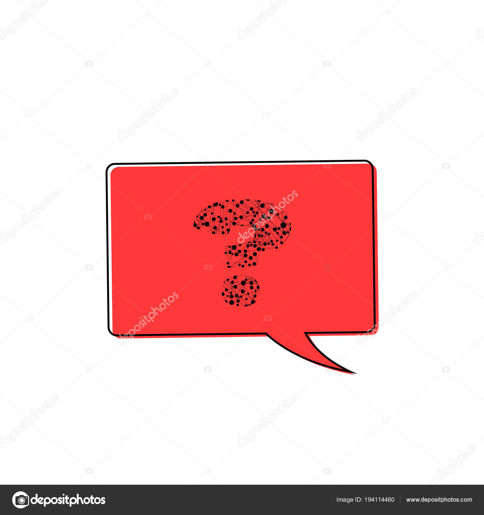 Question mark. Vector illustration. Stock Vector by ©Syuzannam 194114460