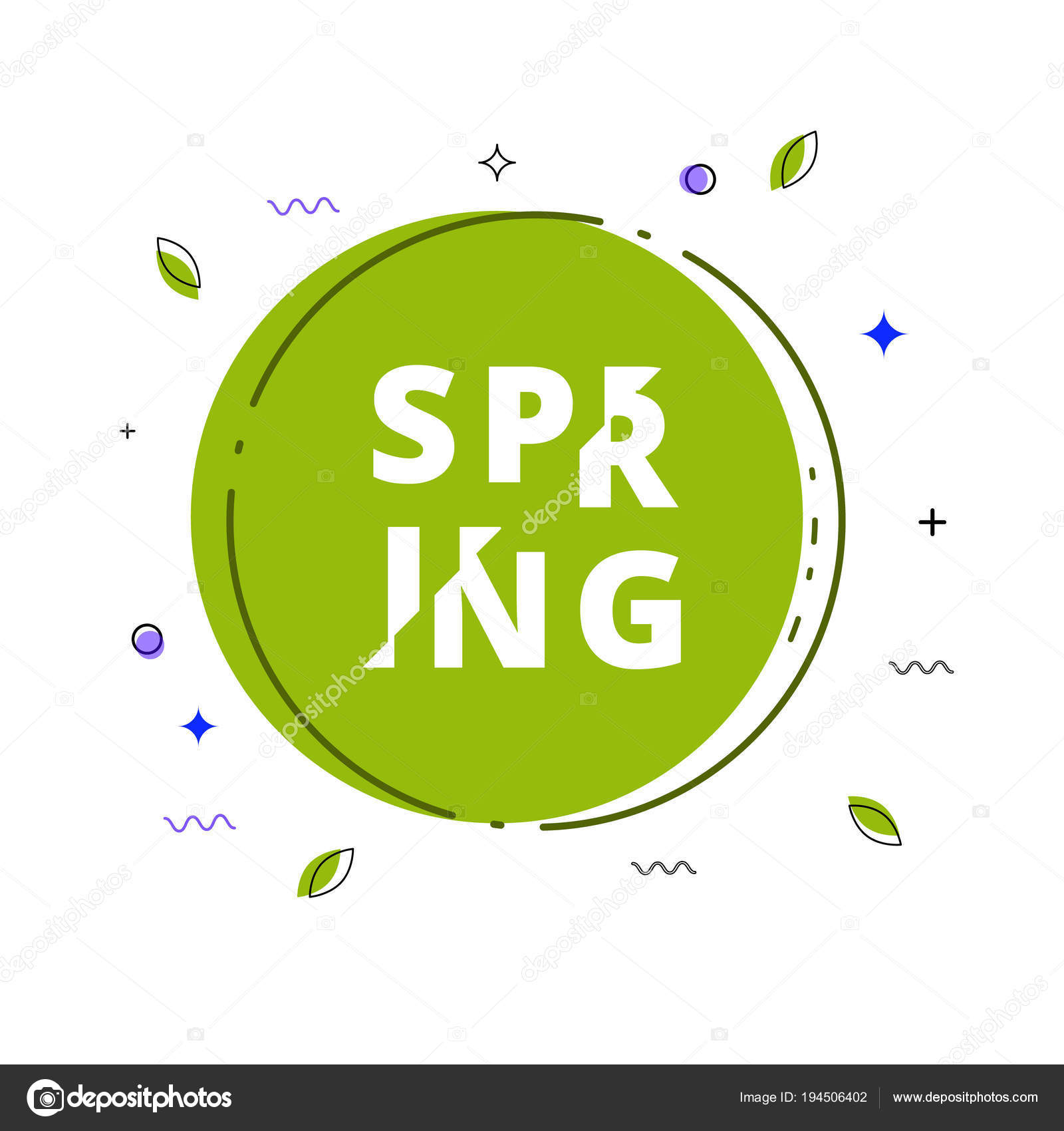 Spring banner. Vector illustration. Stock Vector by ©Syuzannam 194506402