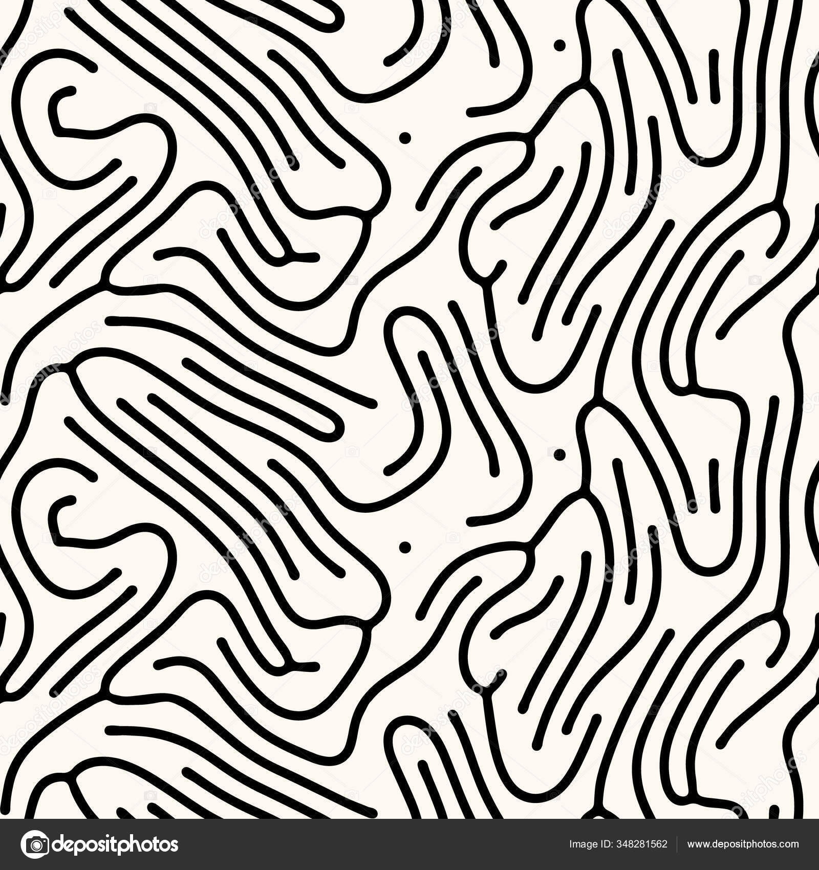 Organic Lines In Nature