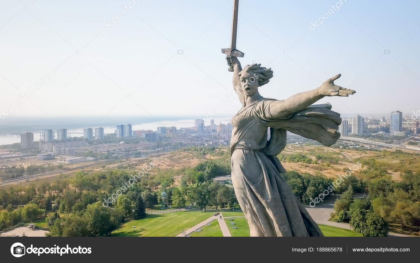 Mother Russia Statue Stalingrad
