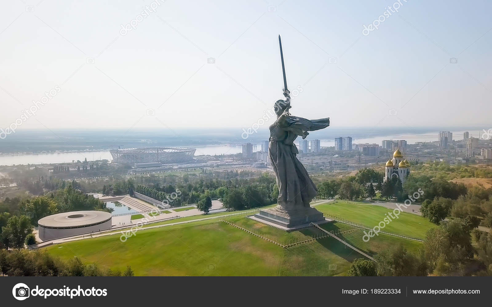 Sculpture The Motherland Calls! - compositional center of monument ...