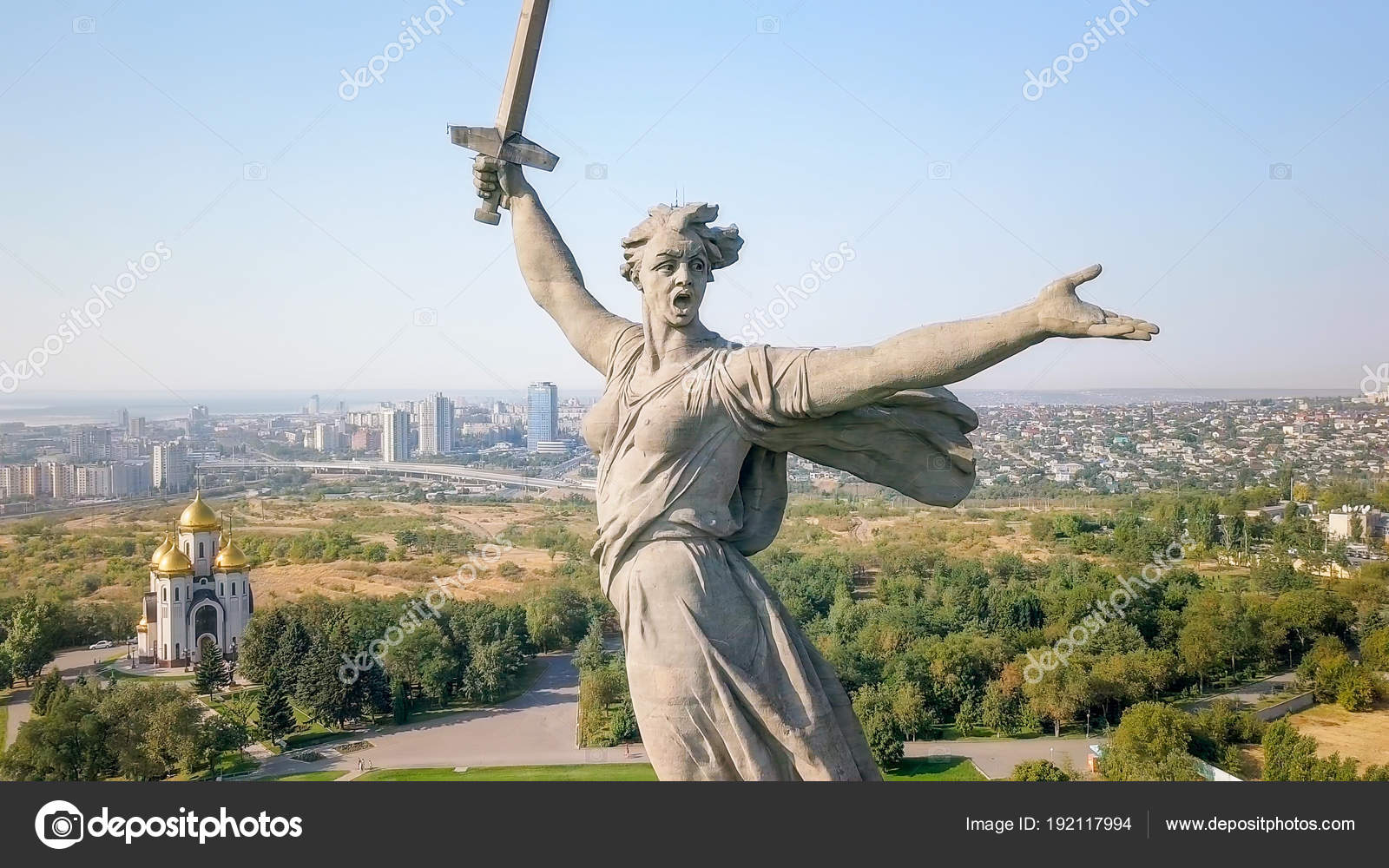 Mother Russia Statue Stalingrad