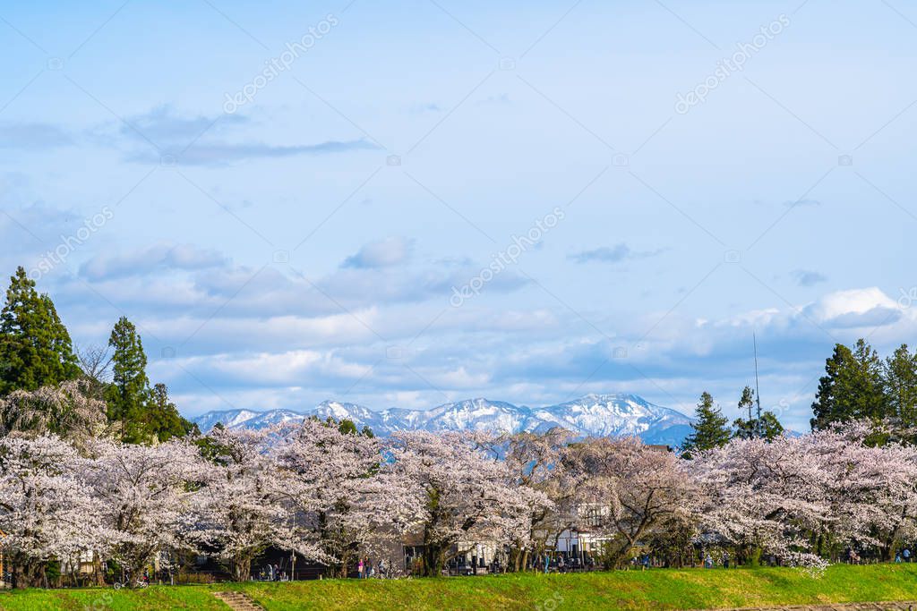 Kakunodate Town, Prefectura de Akita, Japón - 28 de abril de 2019 ...
