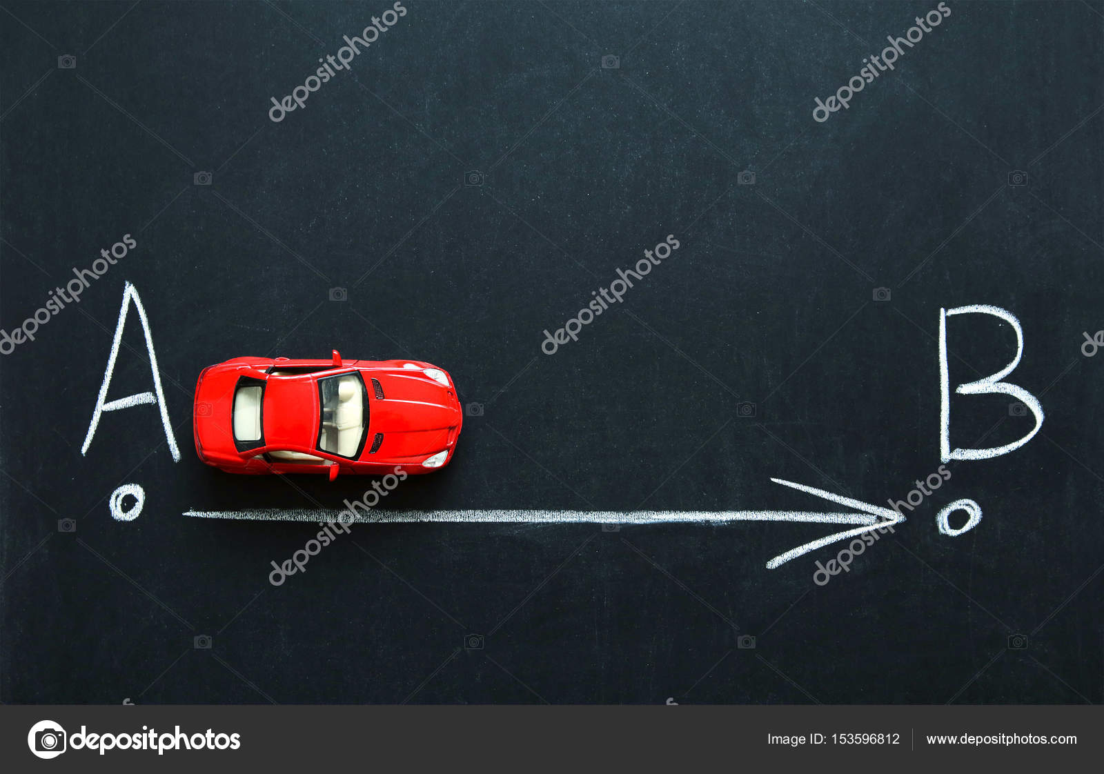 From point A to point B on the car. — Stock Photo © Valdemar333 #153596812