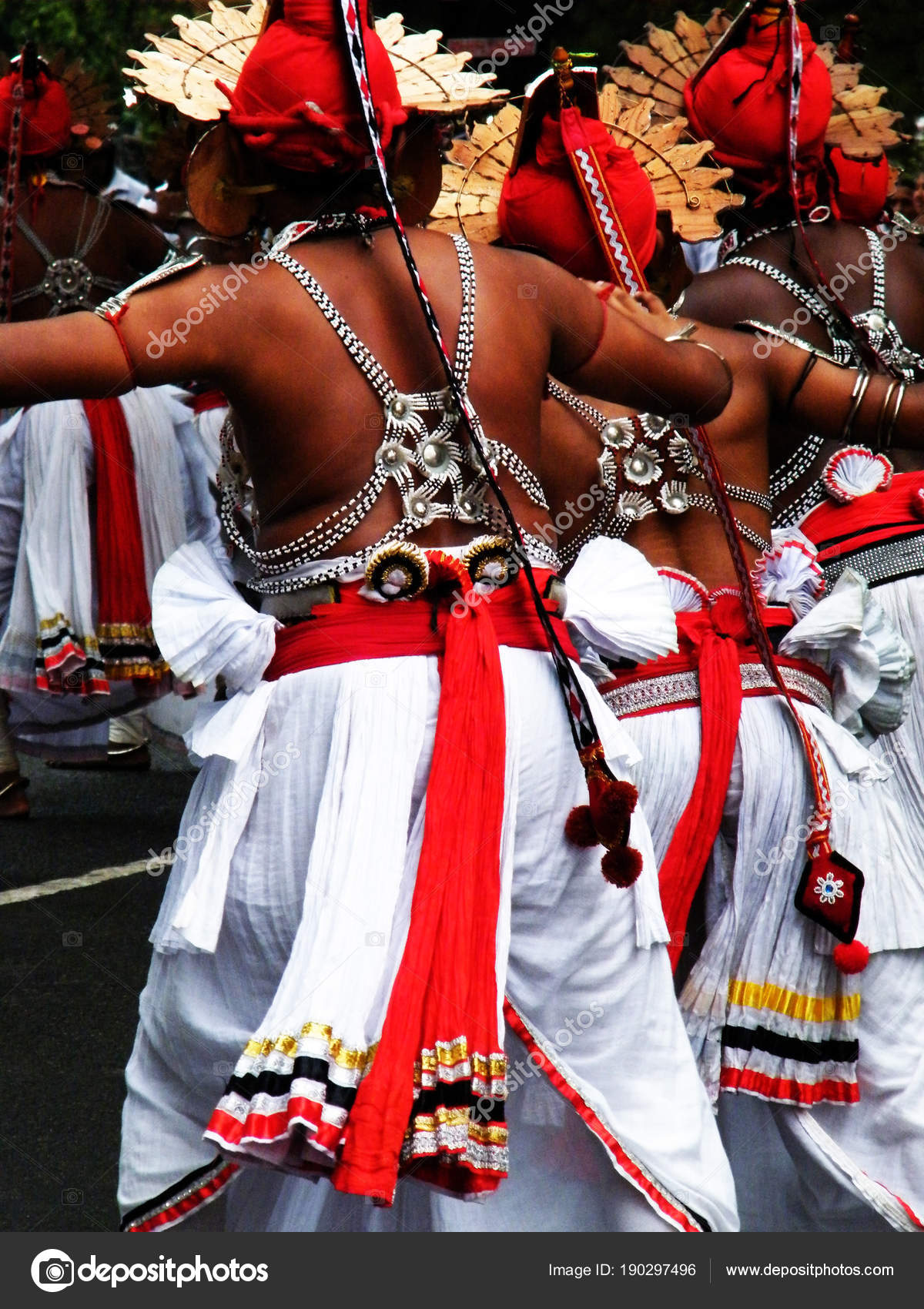 Sri Lankan Procession Kandy Dances Hill Country Ves Dance Stock Photo ...