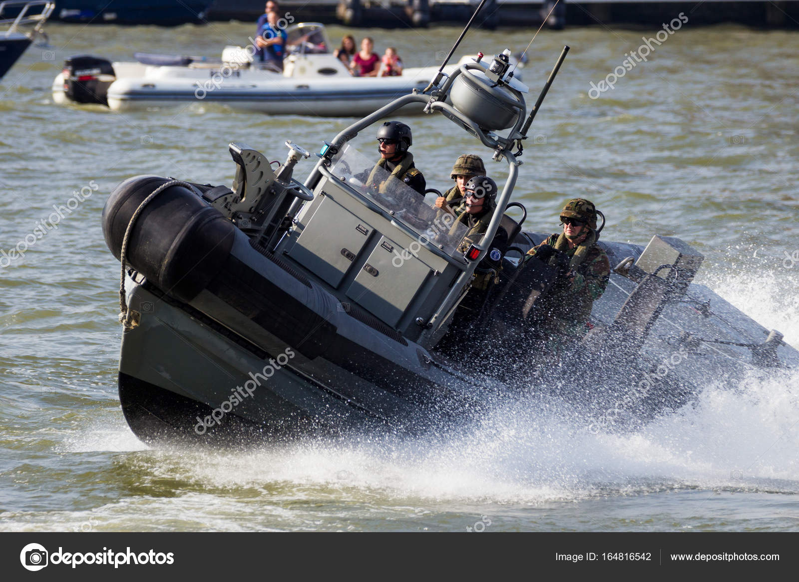 Military Speedboat Marines — Stock Photo © Foto-VDW #164816542