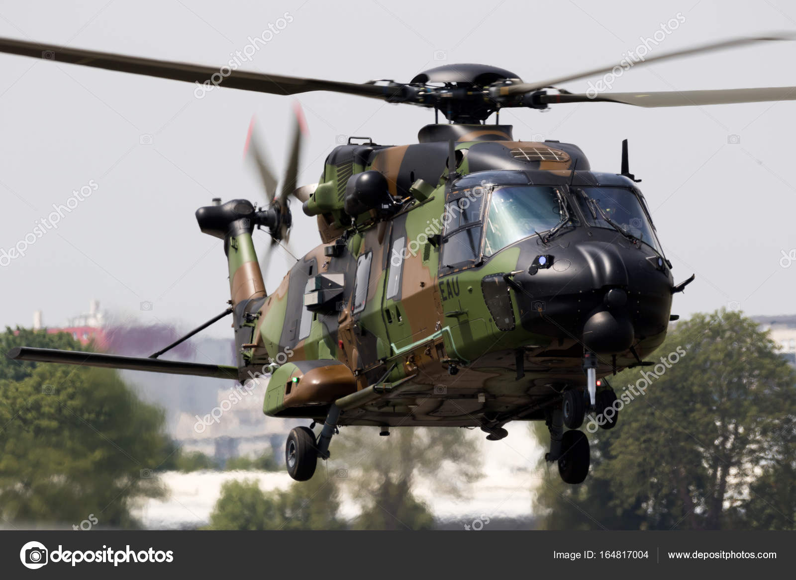 French Army NH Industries NH90 Caiman helicopter — Stock Editorial Photo © Foto-VDW #164817004