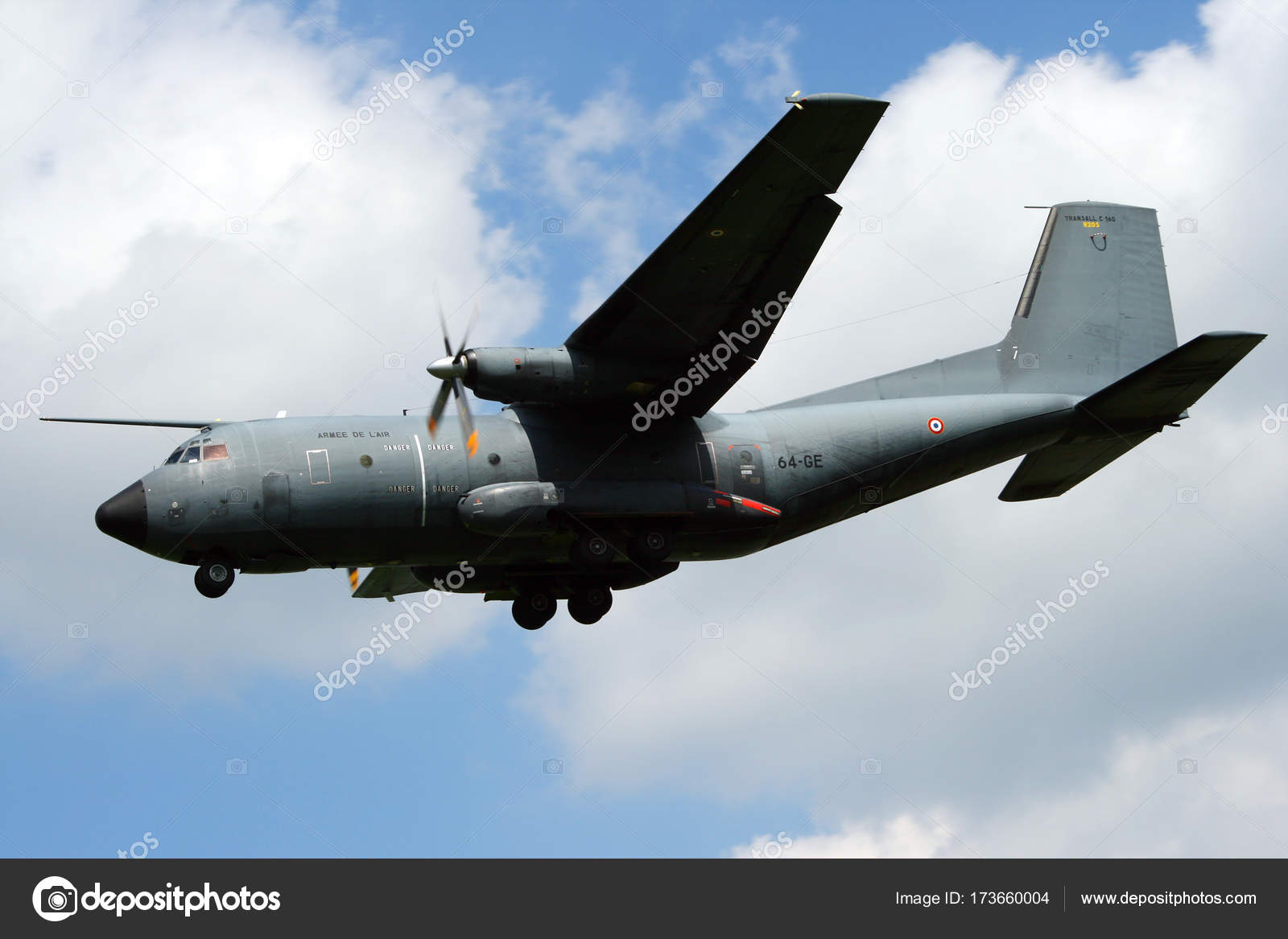 French Air Force C-160 Transall cargo plane – Stock Editorial Photo ...