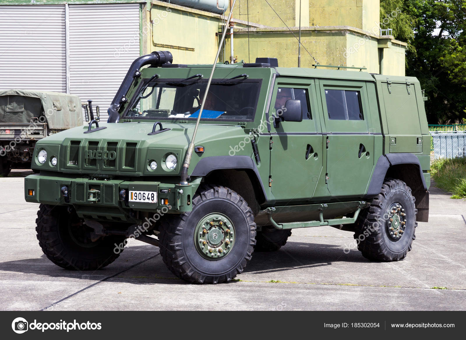 Belgian Army Iveco LMV vehicle — Stock Editorial Photo © VanderWolf ...